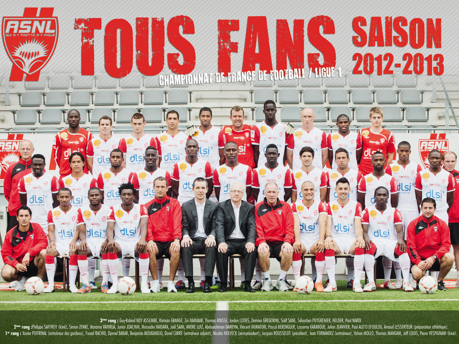 Site officiel de l'ASNL - Les fonds d'écran